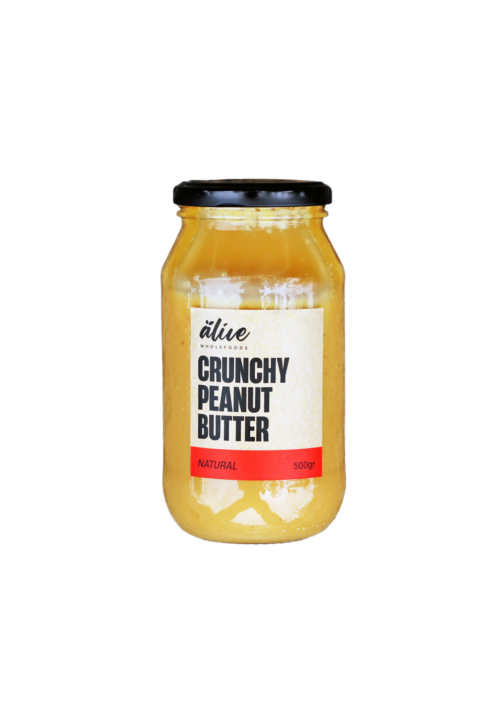 Crunchy Peanut Butter 500g – Alive Whole Foods