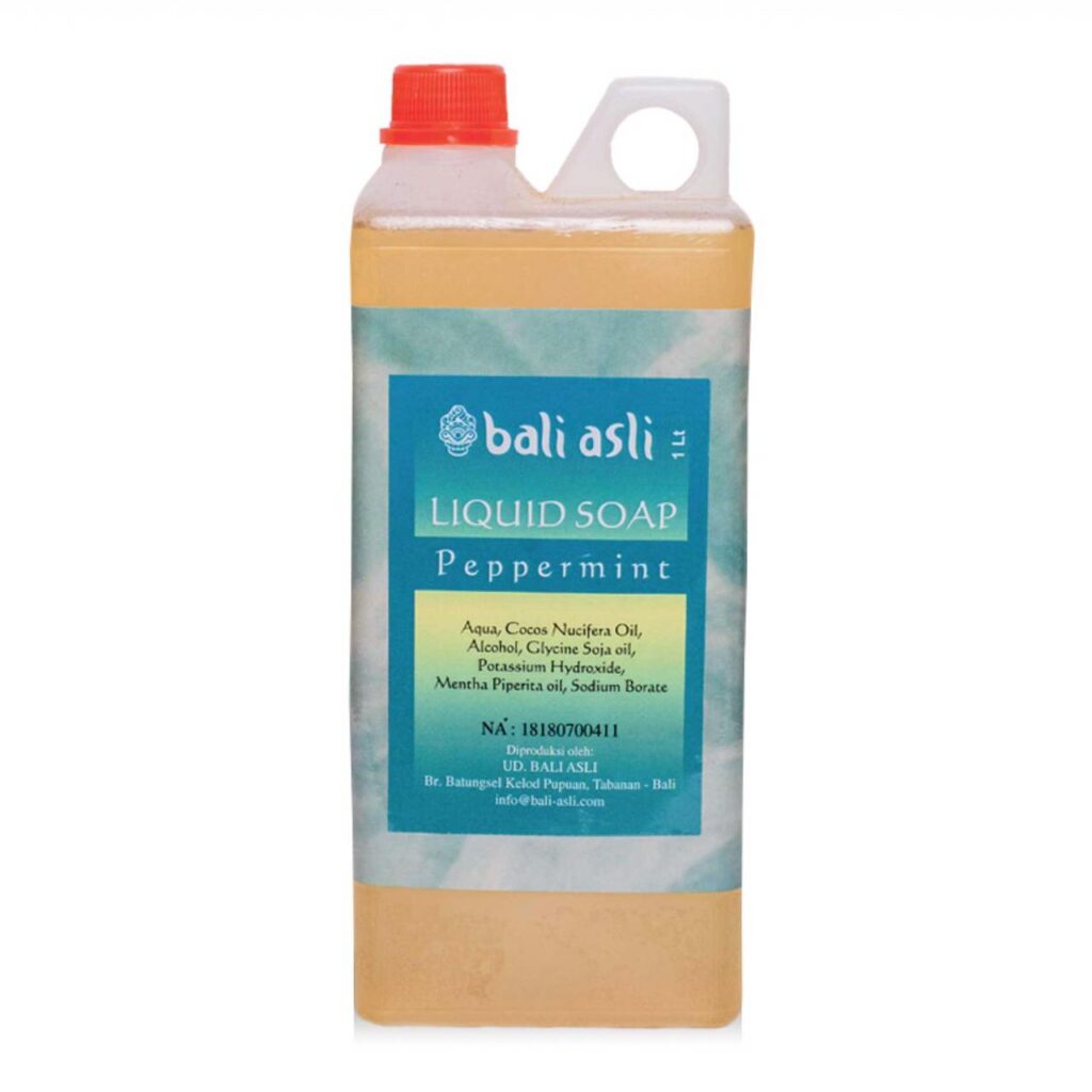 Liquid Soap Peppermint 1lt by Bali Asli – Alive Wholefoods Store
