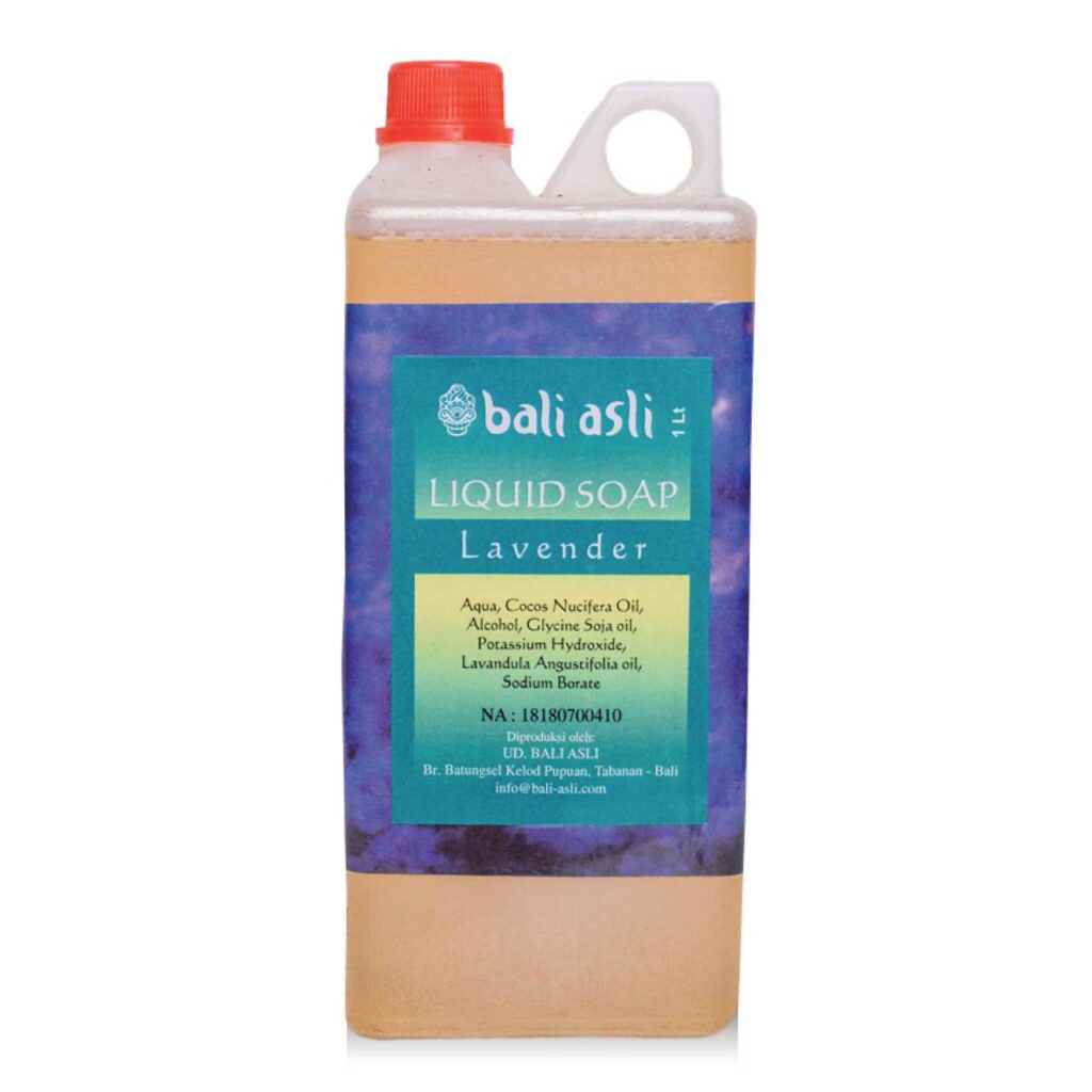 Liquid Soap Lavender 1lt by Bali Asli – Alive Wholefoods Store