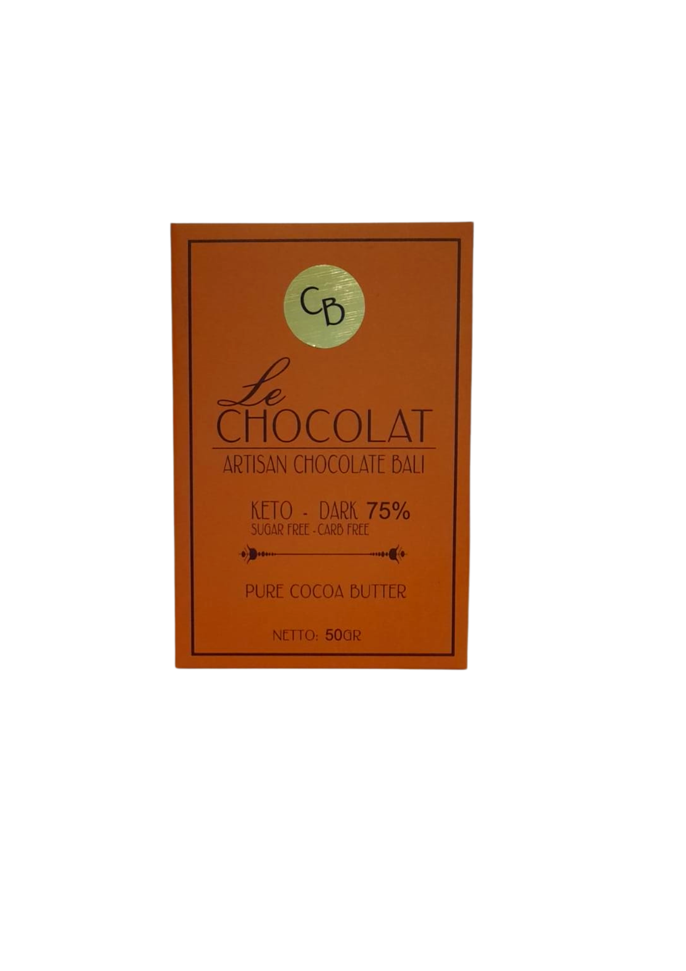Keto Dark Chocolate 75% 50gr by Cook & Baker – Alive Whole Foods